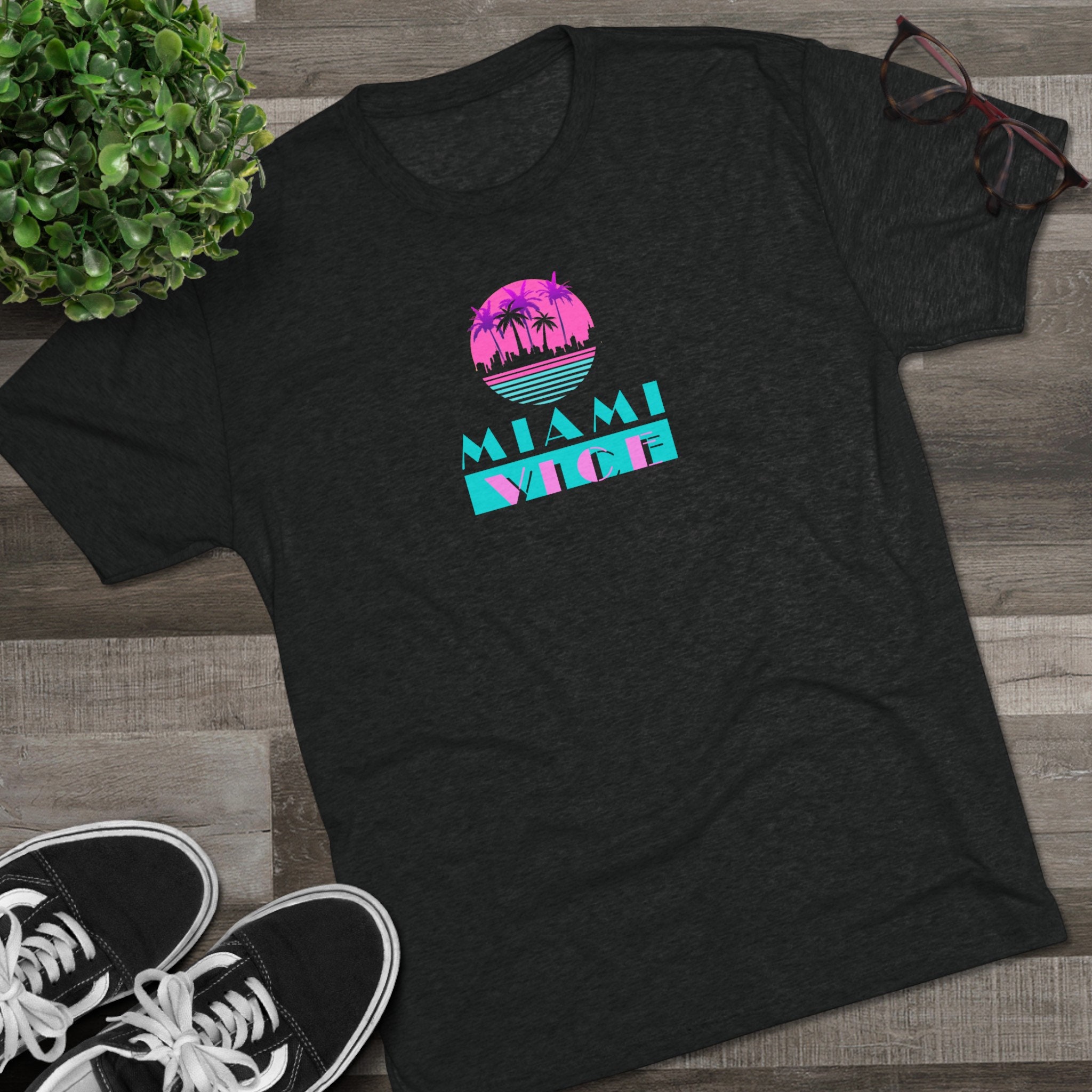 Miami Vice Retro Tshirt (3 Colors) - Etsy