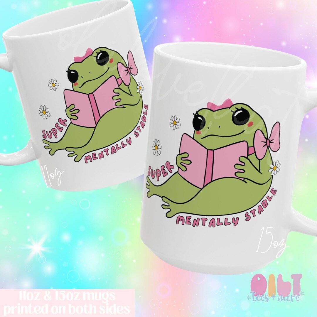 Frog Mug Meme Mug Oddly Specific Gen Z Meme Ironic Mug Dark Humour Gift ...