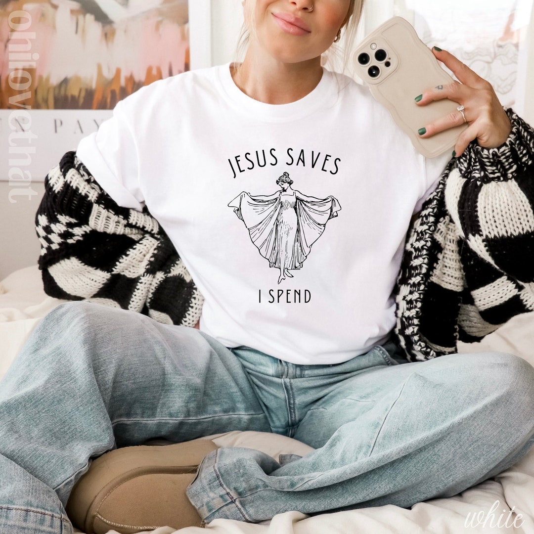 Victorian Shirt Renaissance Shirt Jesus Saves Tshirt Jesus Clothes ...
