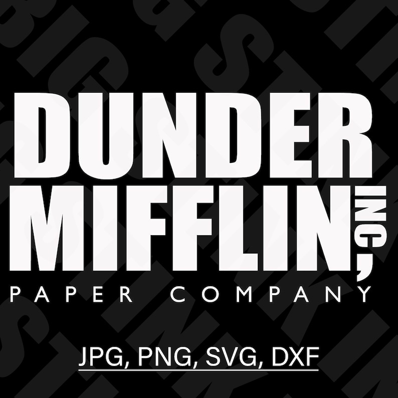 INSTANT DOWNLOAD Dunder Mifflin the Office Logo - Etsy