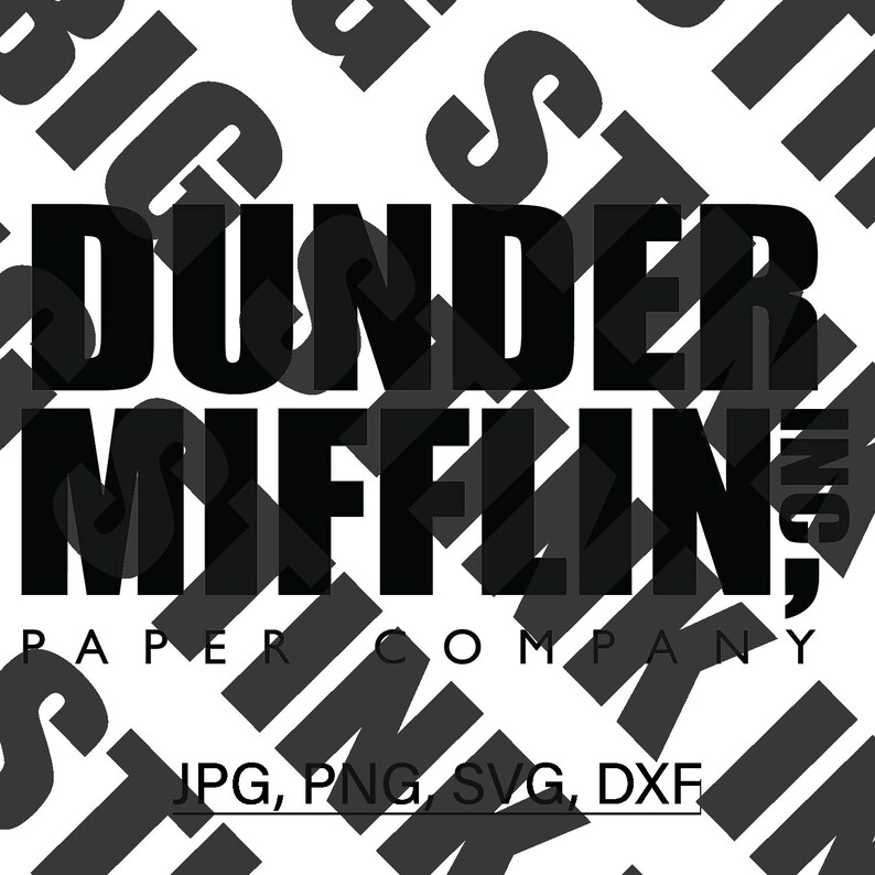 INSTANT DOWNLOAD Dunder Mifflin the Office Logo - Etsy