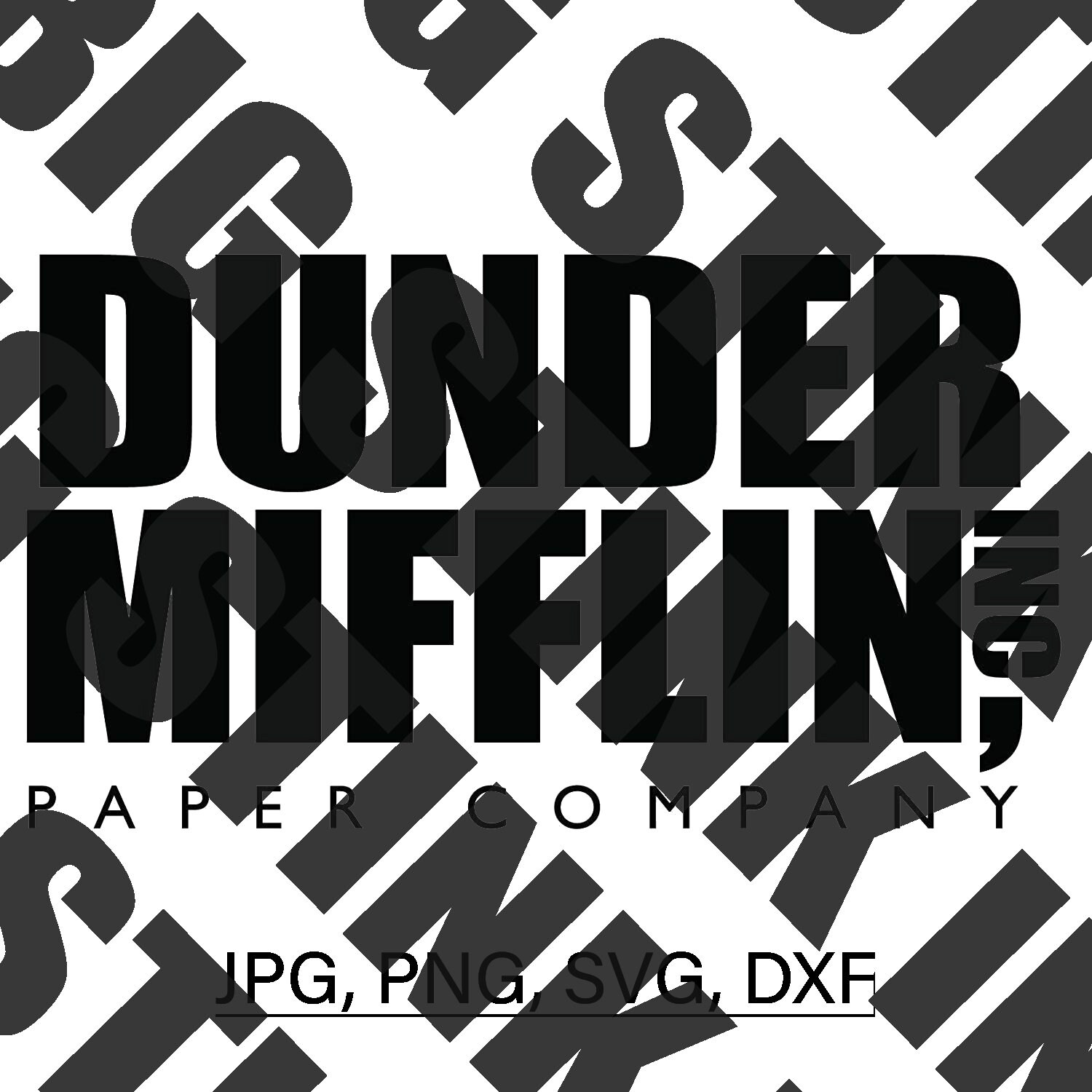 INSTANT DOWNLOAD Dunder Mifflin the Office Logo - Etsy