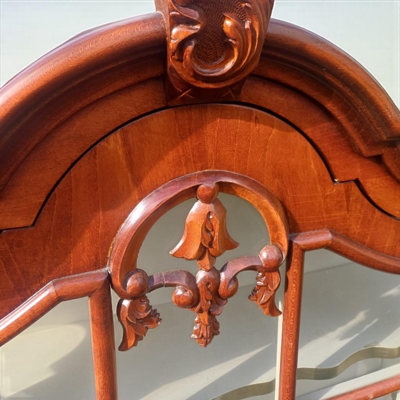 Antique Victorian Wall Cabinet, Mahogany Wood, Neo-gothic, Medicine ...