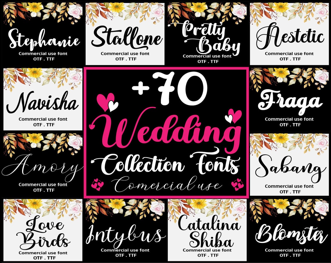 1000 Fonts Bundle, Script Fonts, Craft Fonts Pack, Handwritten Fonts ...