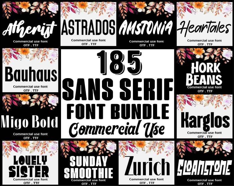 1000 Fonts Bundle, Script Fonts, Craft Fonts Pack, Handwritten Fonts ...