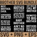 Brother SVG Bundle, Brother Quotes Svg Bundle, Big Brother Svg, Big Bro ...