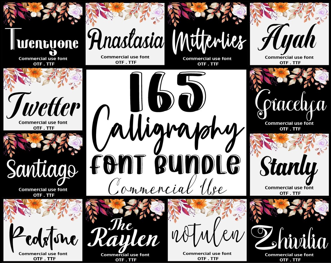 1000 Fonts Bundle, Script Fonts, Craft Fonts Pack, Handwritten Fonts ...