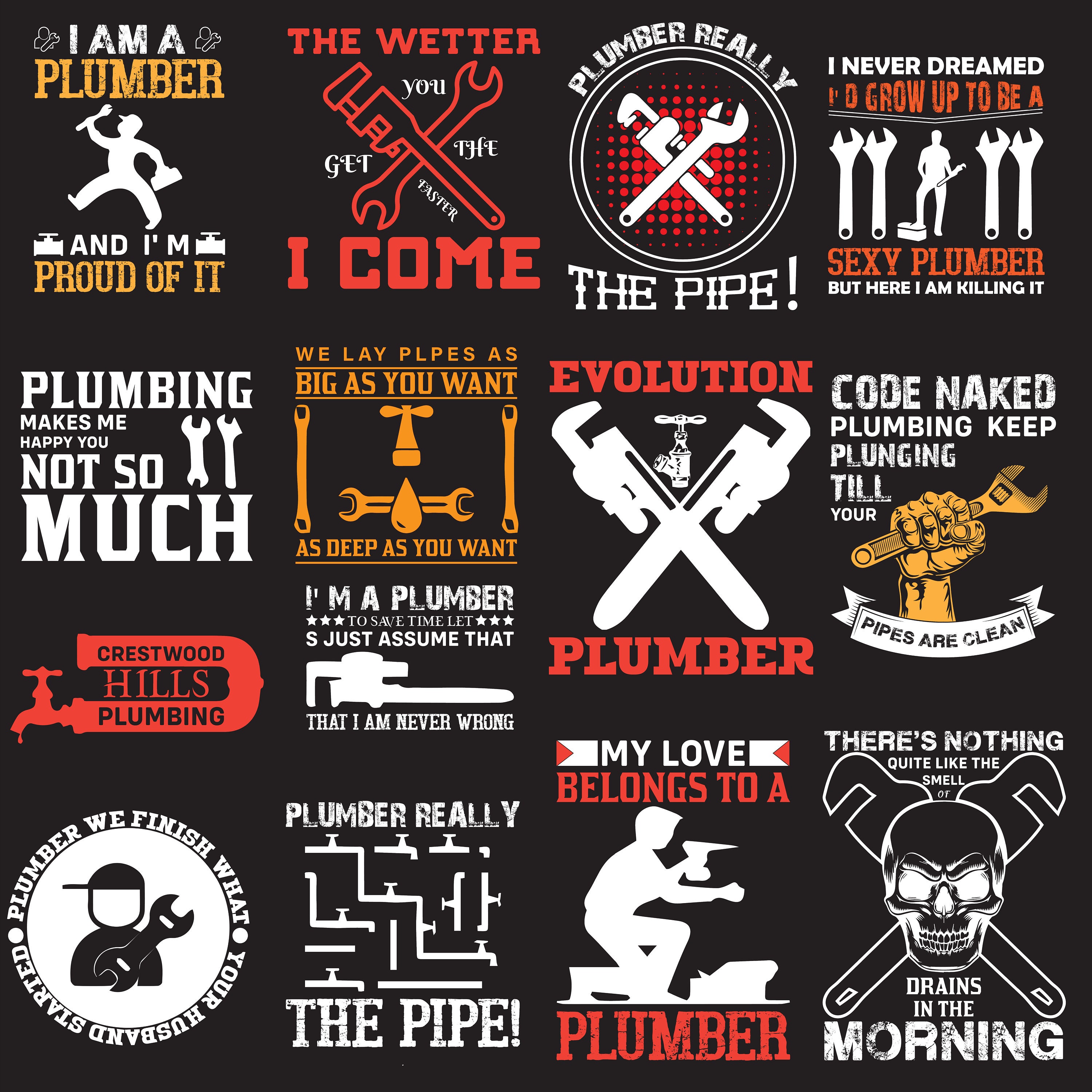 320+ Plumber SVG Bundle, Plumber Quote Svg, Plumber Png Svg, Plumber ...
