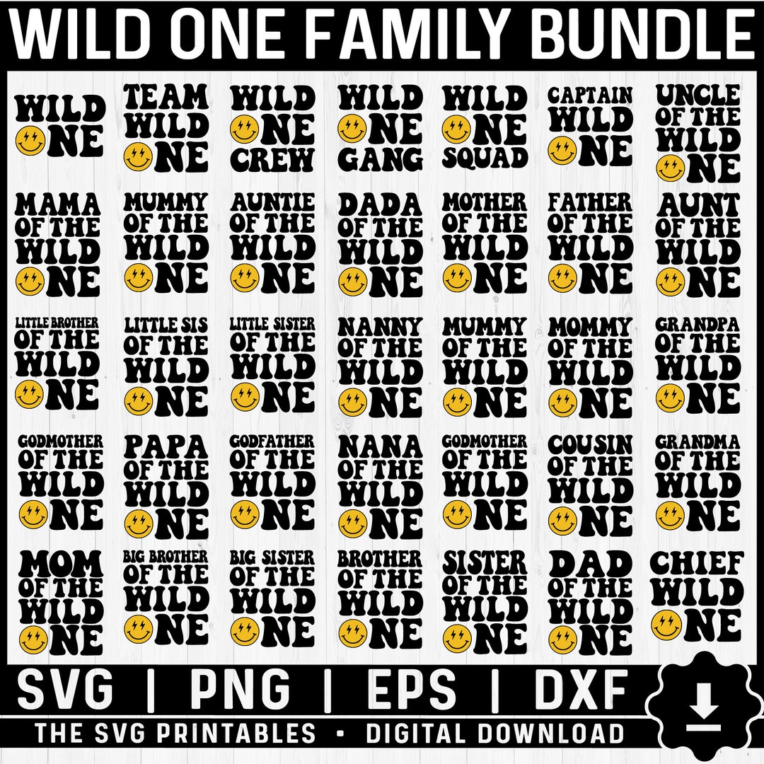 Wild One SVG, One SVG, First Birthday SVG, 1st Birthday Svg, I'm One ...