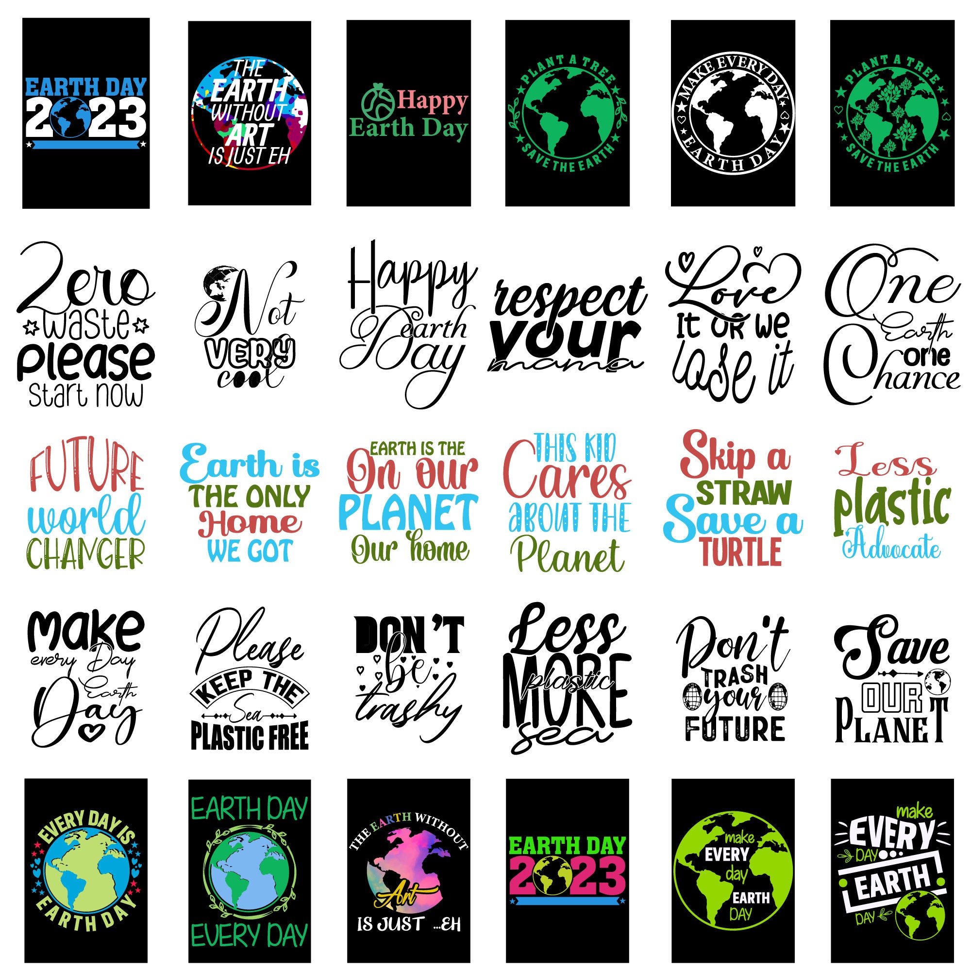 Earth Day Svg Bundle, Earth Svg, Happy Earth Day Svg, Earth Day Png ...