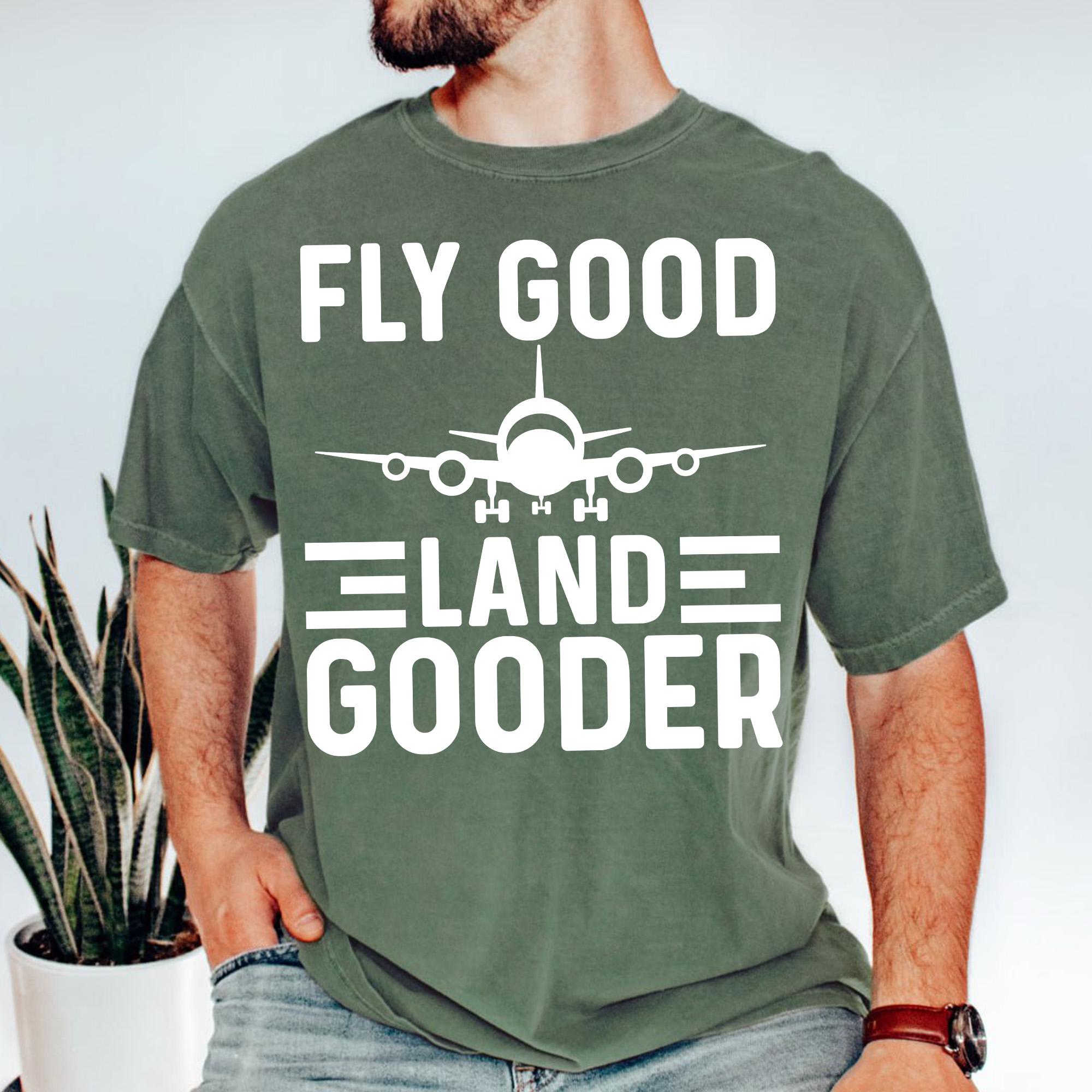 Fly Good Land Gooder Png SVG, Airplane Aviation Svg Png, Pilot Svg ...
