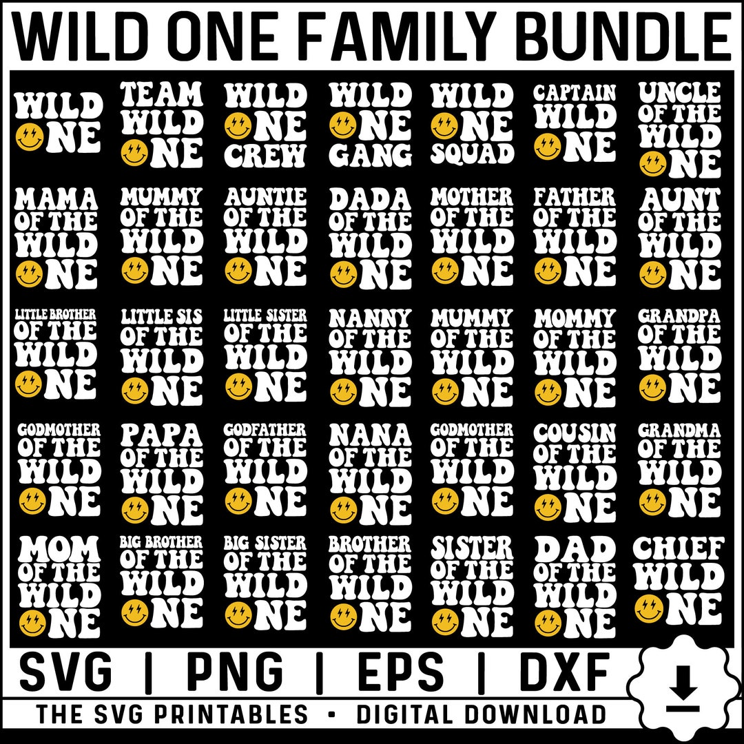 Wild One SVG, One SVG, First Birthday SVG, 1st Birthday Svg, I'm One ...