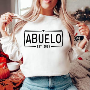 Abuelo Png Svg, Abuelo Est 2025 Png, Promoted to Grandpa Png, New ...