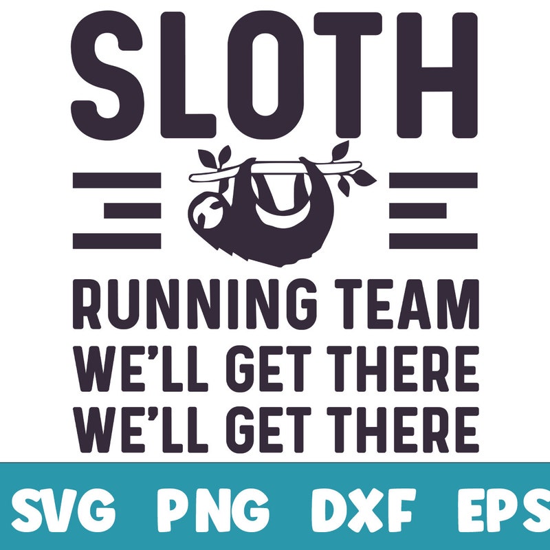 Sloth Running Team - Etsy