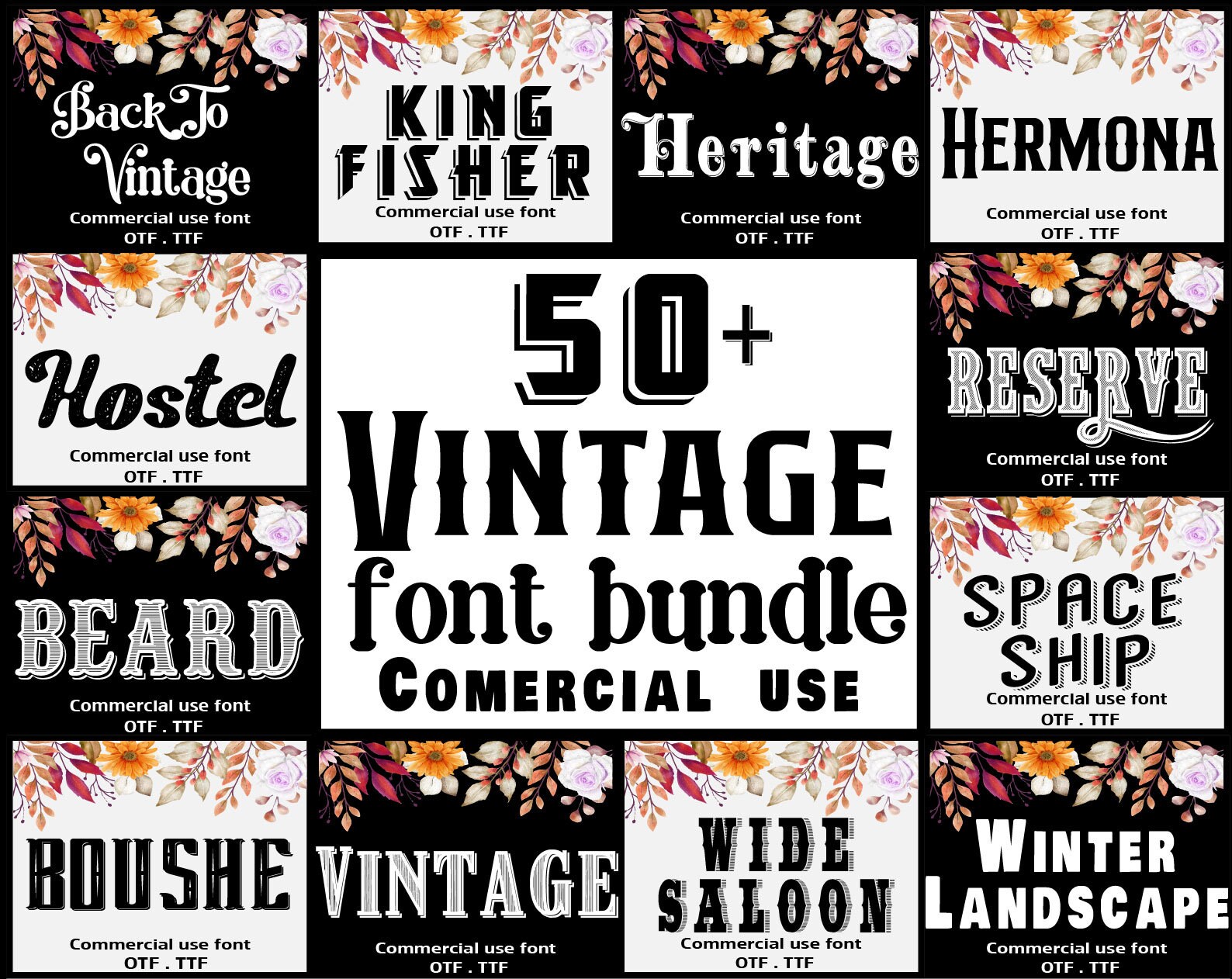 1000 Fonts Bundle, Script Fonts, Craft Fonts Pack, Handwritten Fonts ...