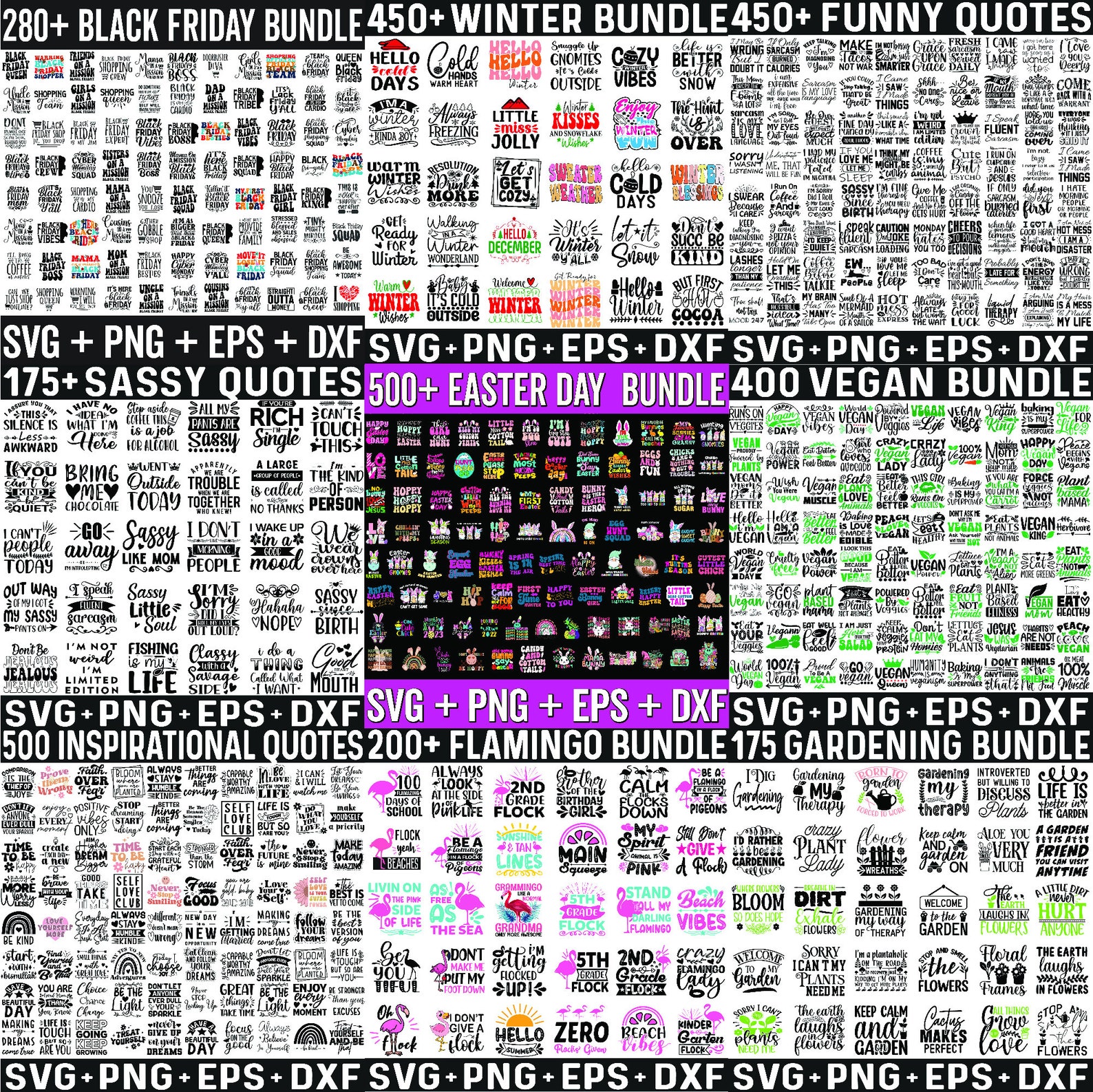 Whole Shop Bundle Svg, Entire Store Mega Svg Bundle, Svg Files for ...