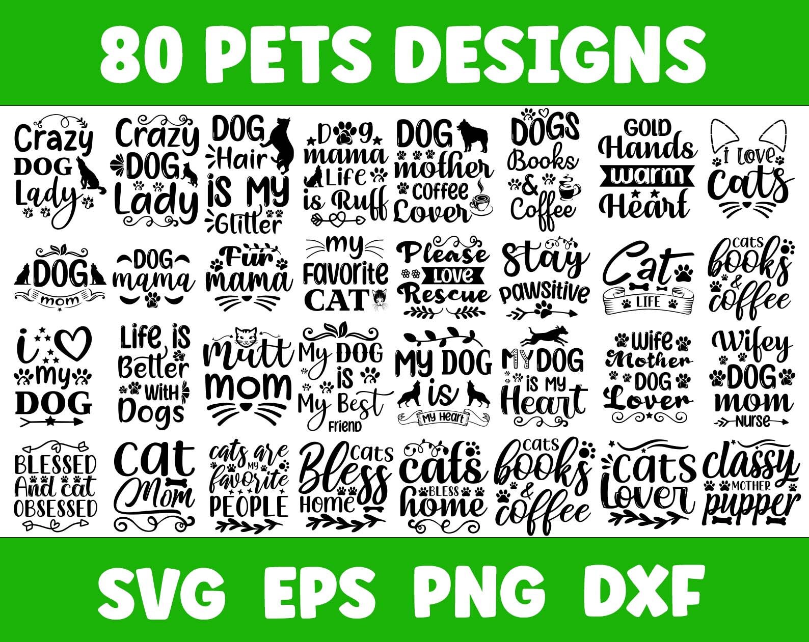 Pets Svg Bundle, Pets Svg Files for Cricut, Pets Shirt SVG, Pets SVG ...