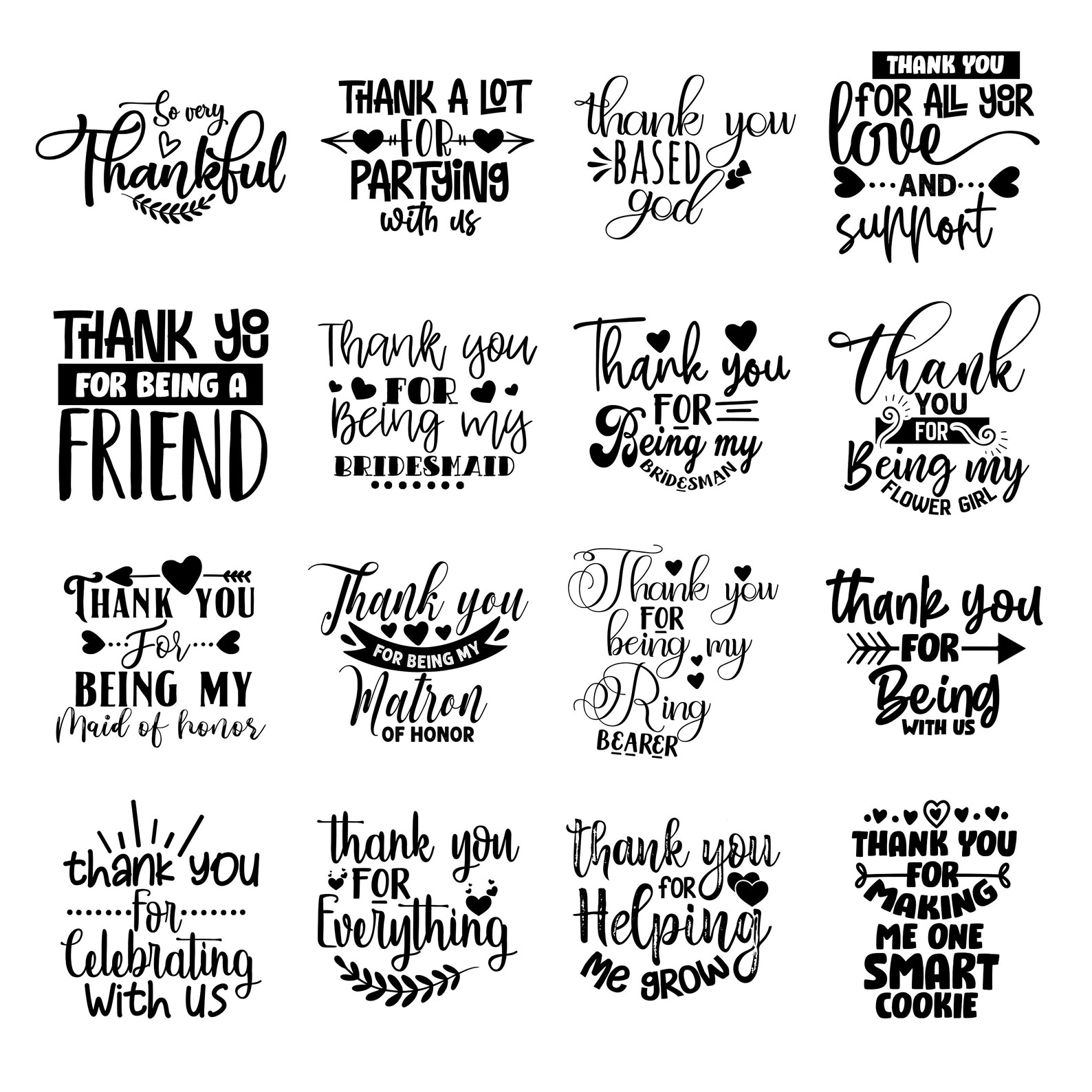 Thank You Svg Files Thank You Png Thank You Sign Thank You Svg
