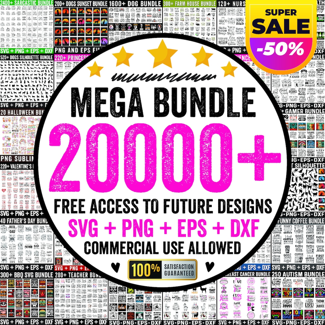 Whole Shop Bundle Svg, Entire Store Mega Svg Bundle, Svg Files for ...
