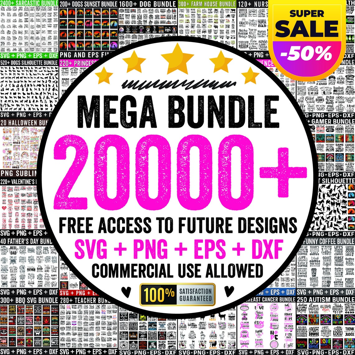 Whole Shop Bundle Svg, Entire Store Mega Svg Bundle, Svg Files for ...