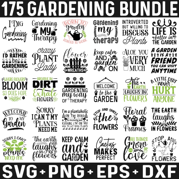 Gardening Svg Files - Etsy