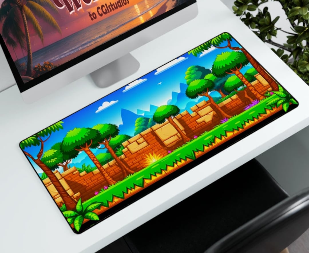 Large Retro Gaming Mouse Pad, Gaming Desk Decorer, Gaming Tablemats ...