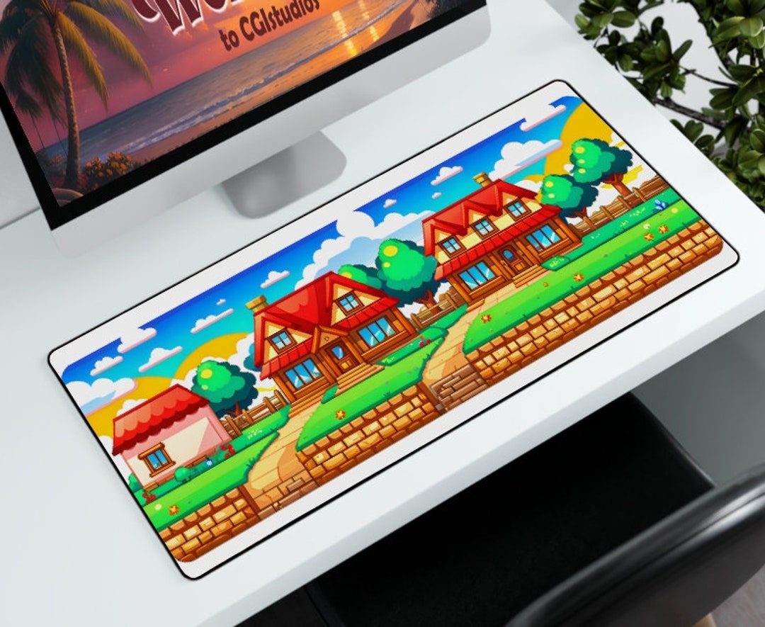 Large Retro Gaming Mouse Pad, Gaming Desk Decorer, Gaming Tablemats ...