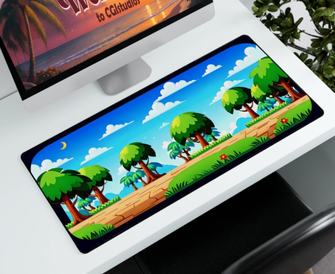 Large Retro Gaming Mouse Pad, Gaming Desk Decorer, Gaming Tablemats ...