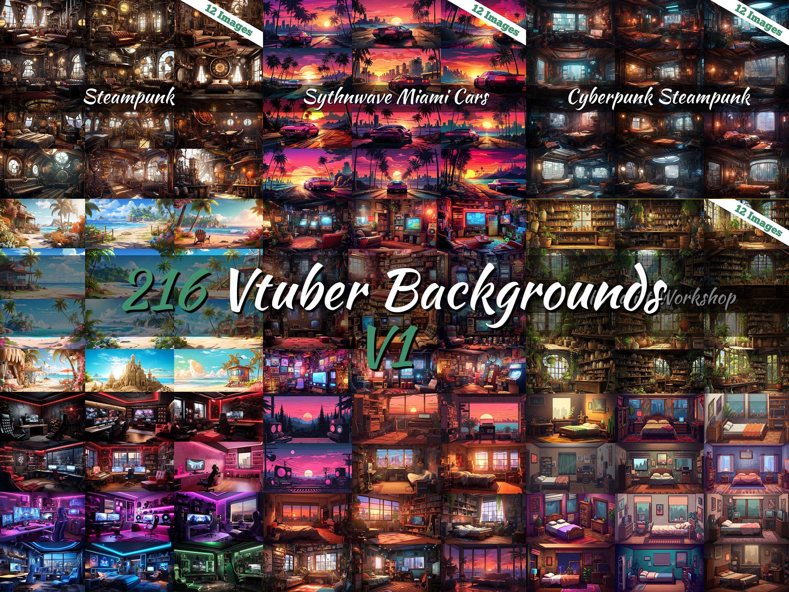 Vtuber Background, Stream Room Background, Vtuber Room Background ...