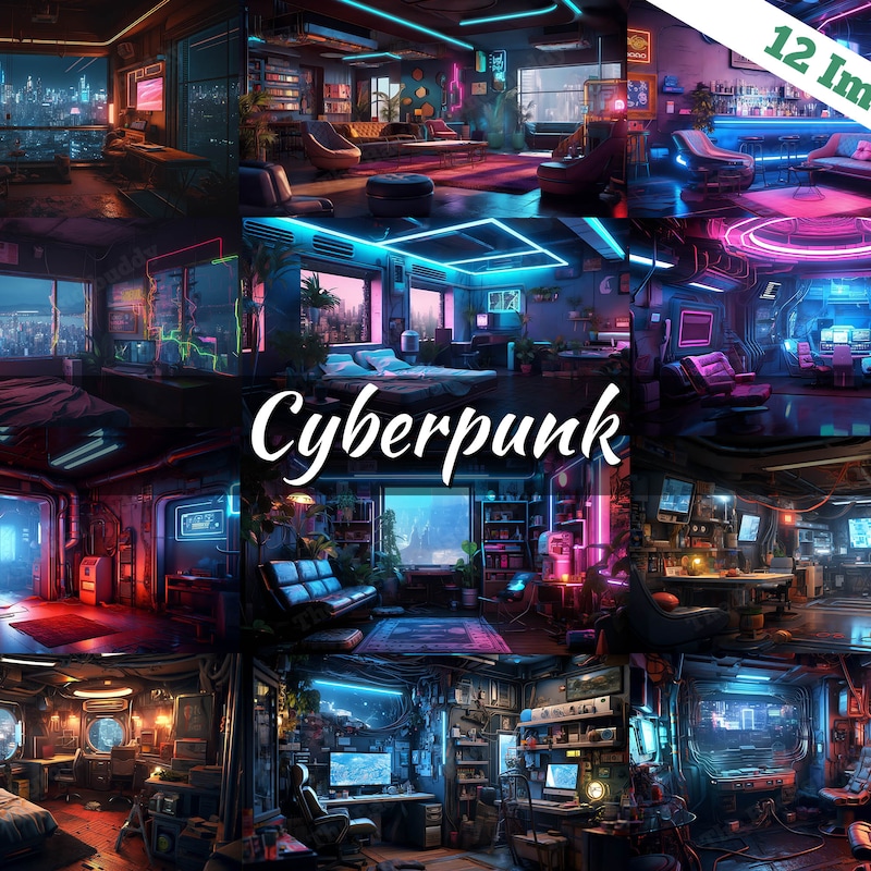 Cyberpunk Wall Art - Etsy