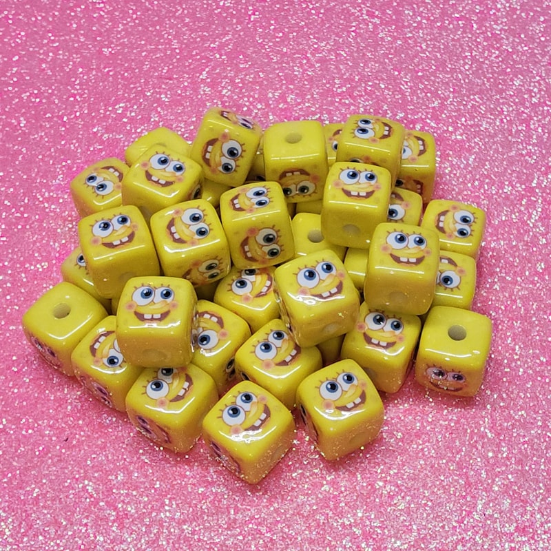 Spongebob Keychain - Etsy