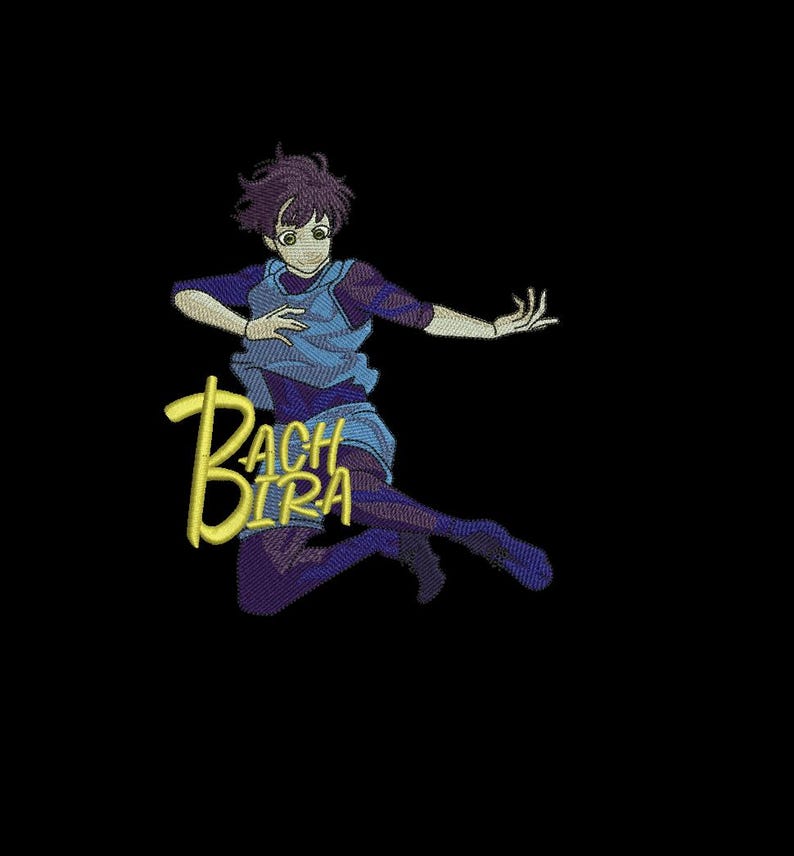 Blue Lock Bachira Embroidery File - Etsy