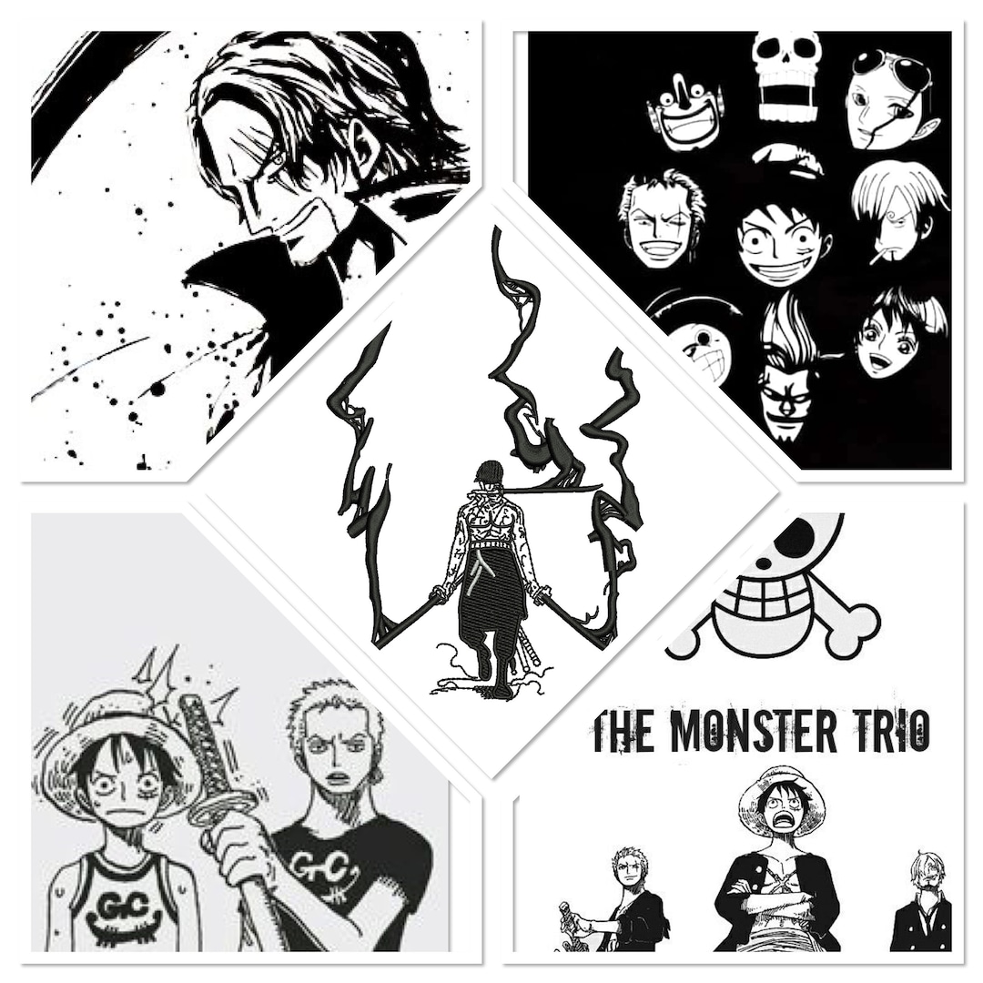 One Piece Embroidery Bundle Special X5 - Etsy