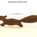Handcrafted Wooden Oven Squirrel - Etsy