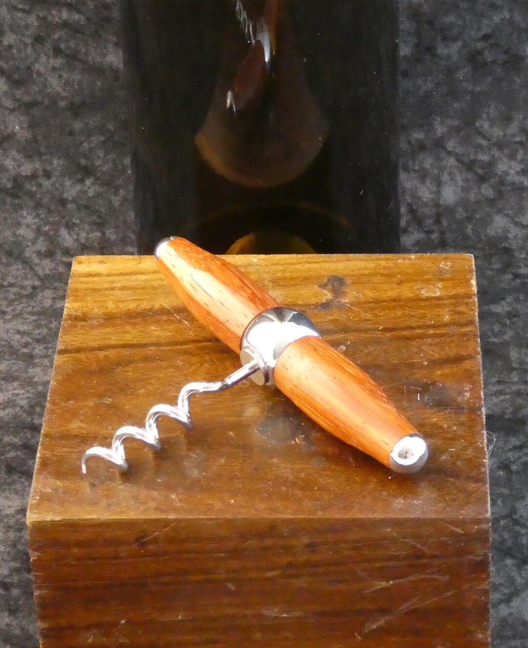 Corkscrew With Hand-turned Wooden Handles - Etsy