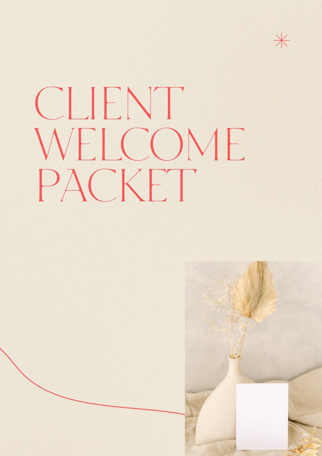 Editable Welcome Packet Client Guide Canva Template - Etsy