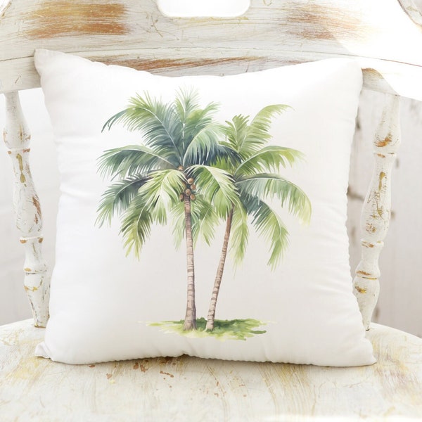 Palm Trees Pillow - Etsy