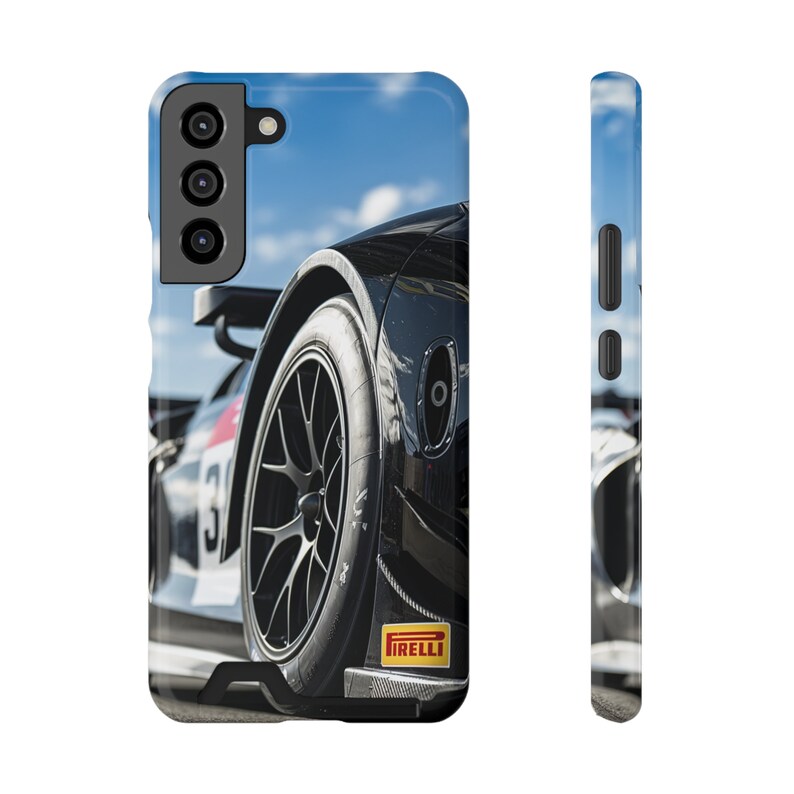 Samsung Galaxy Race Car Tough Case Dual-layer Credit Card Slot Wireless ...