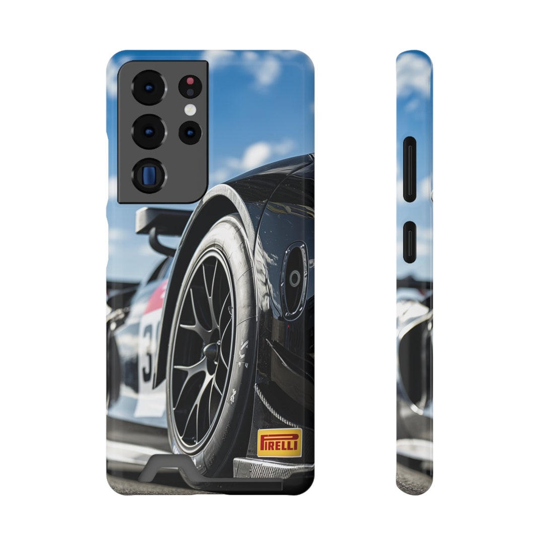 Samsung Galaxy Race Car Tough Case Dual-layer Credit Card Slot Wireless ...