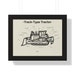 Bulldozer Track Type Tractor Schematic Print Diagram Perfect for Office ...