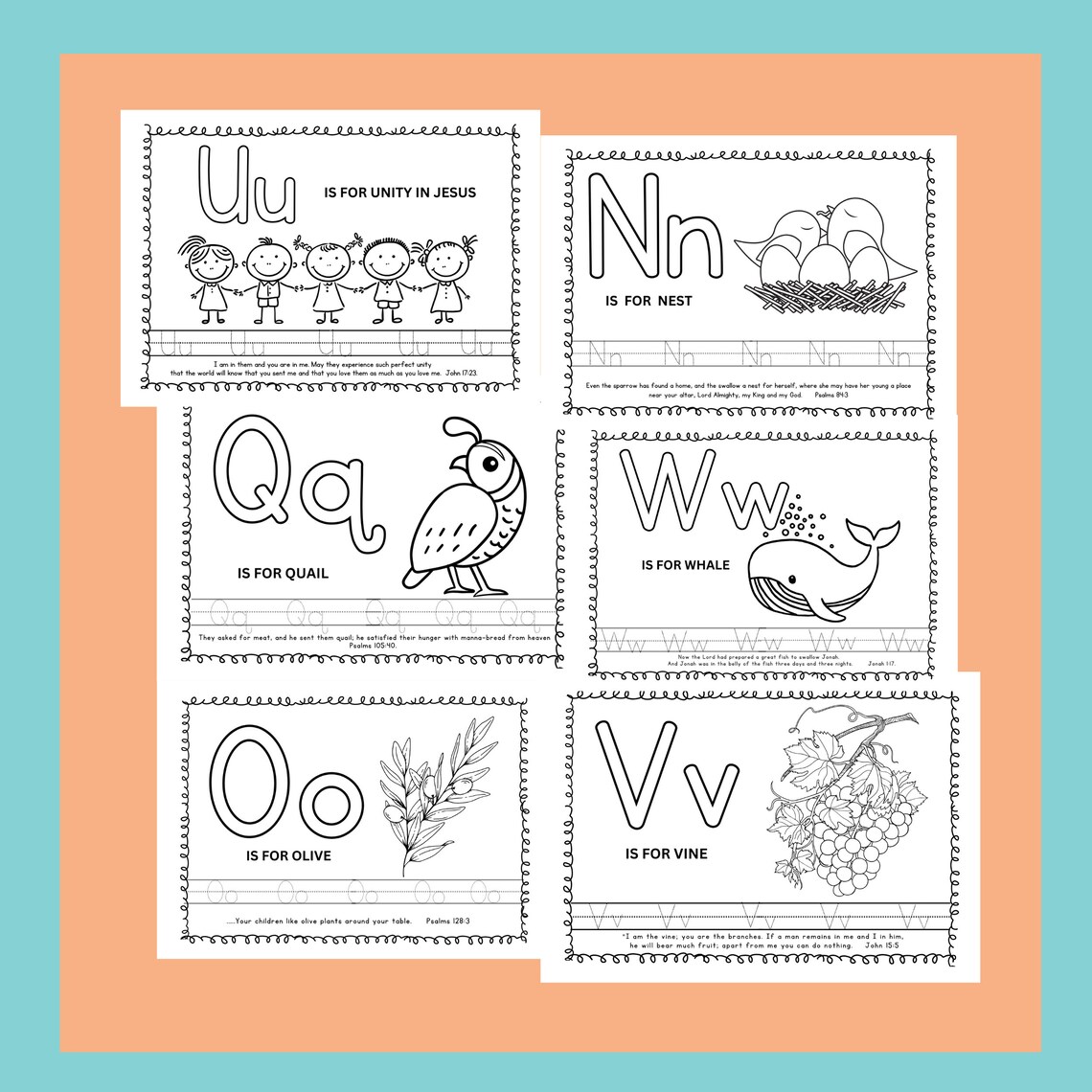 A-Z Bible Colouring Pages/bible Alphabet Coloring Pages/toddler ...