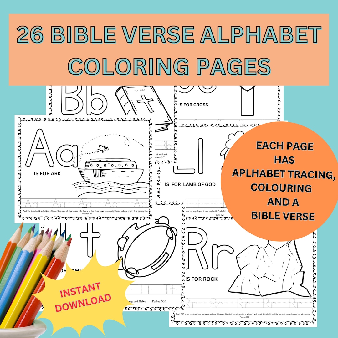 A-Z Bible Colouring Pages/bible Alphabet Coloring Pages/toddler ...