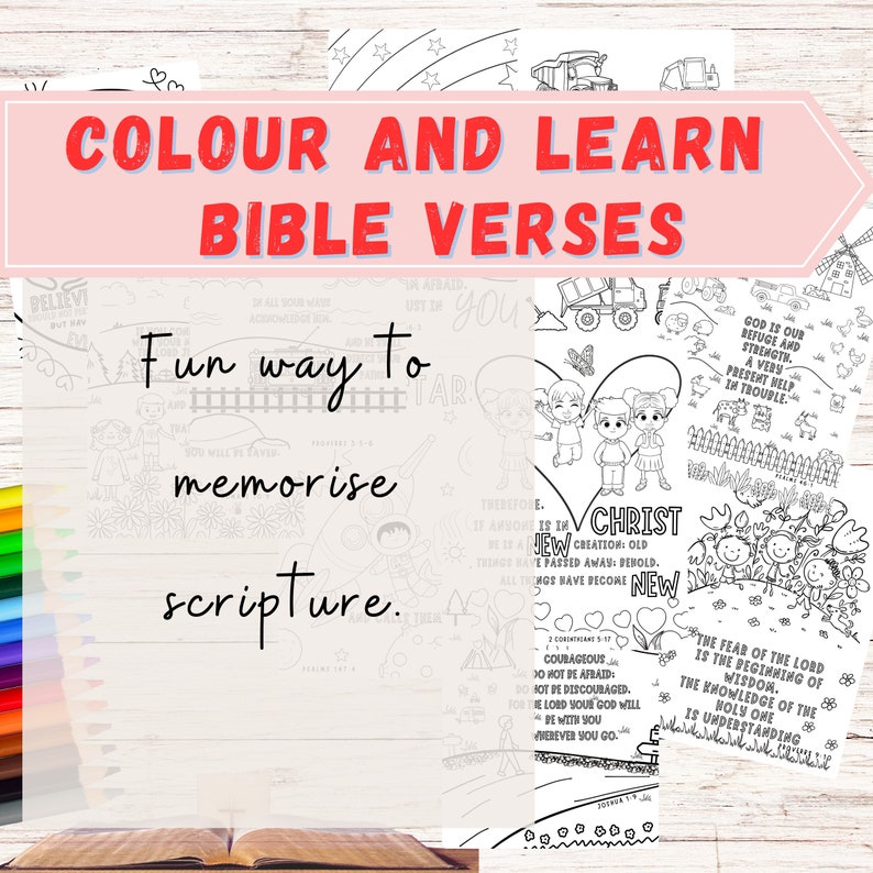 Kids Bible Verse Coloring Pages,christian Coloring Pages, Church Sunday ...