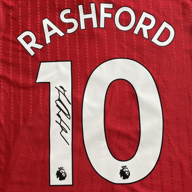 Marcus Rashford SIGNED Man United Signature Shirt/jersey COA - Etsy