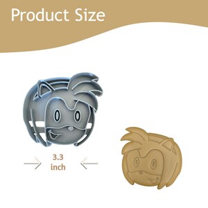 Cookie Cutters Set of 5 Inspired by Sonic| Tails Dr Eggman Amy Rose ...