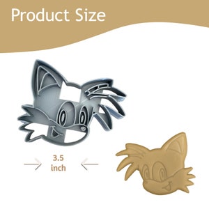 Cookie Cutters Set of 5 Inspired by Sonic| Tails Dr Eggman Amy Rose ...