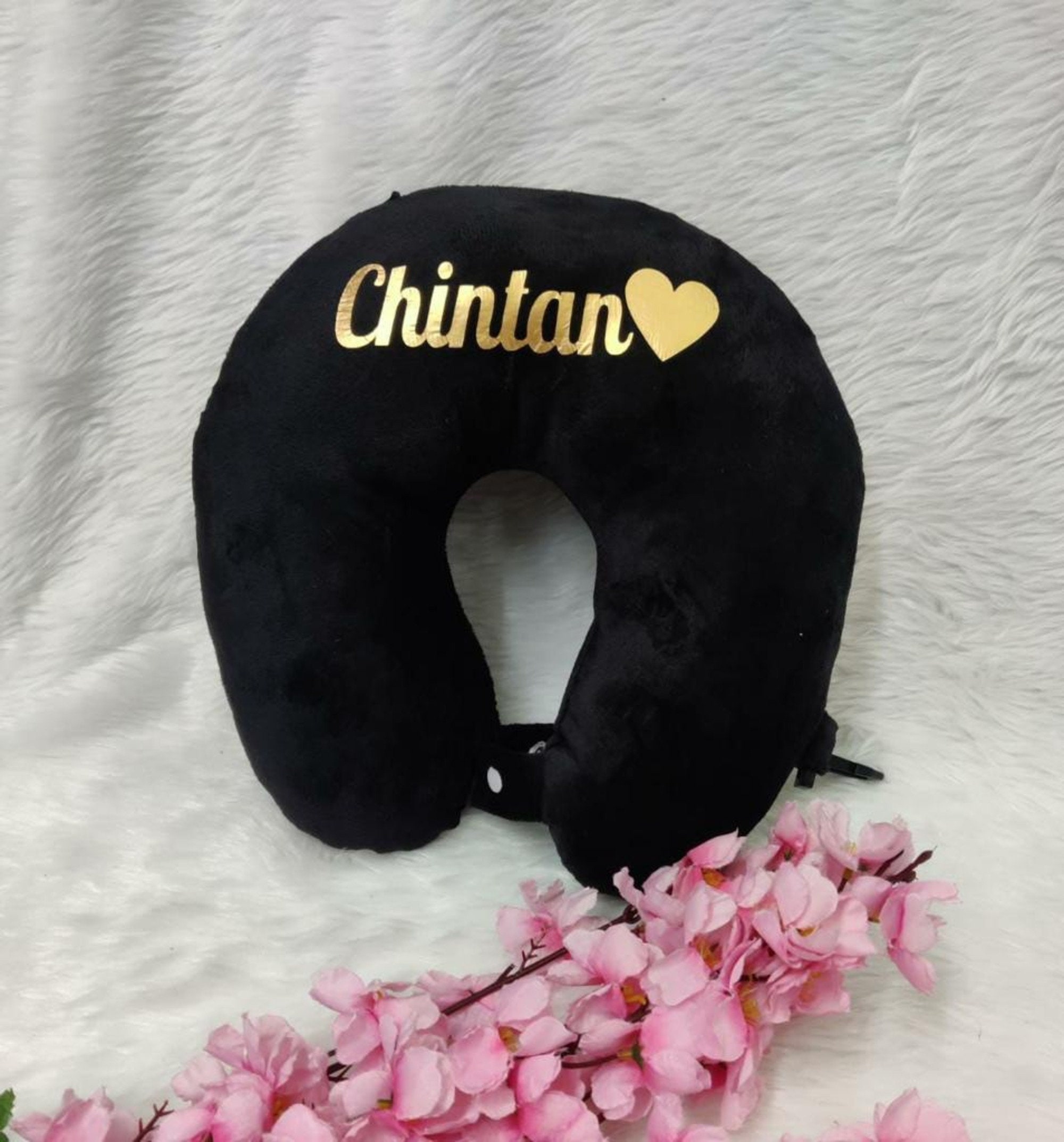 Personalized Custom Travel Pillow, Neck Pillow, Airplane Pillow, Soft ...