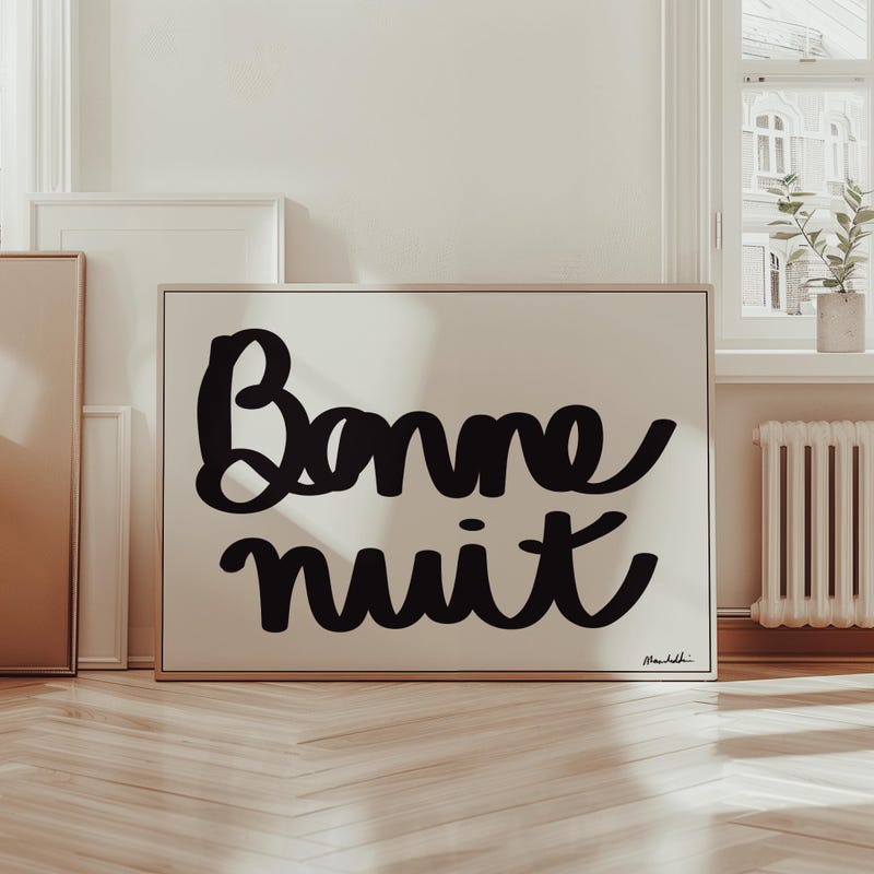 Bonne Nuit - Etsy