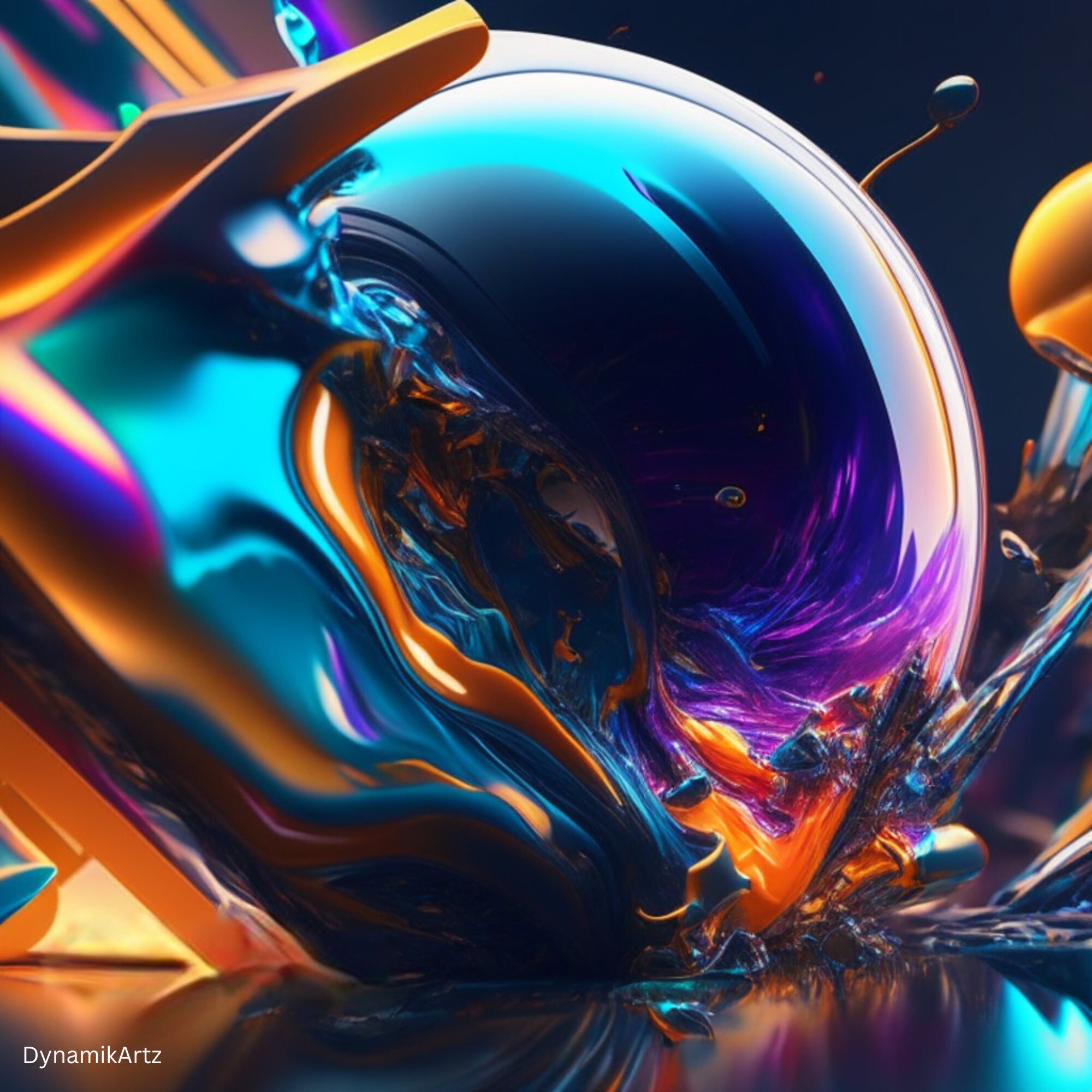 Colorful Abstract Tesseract - Etsy