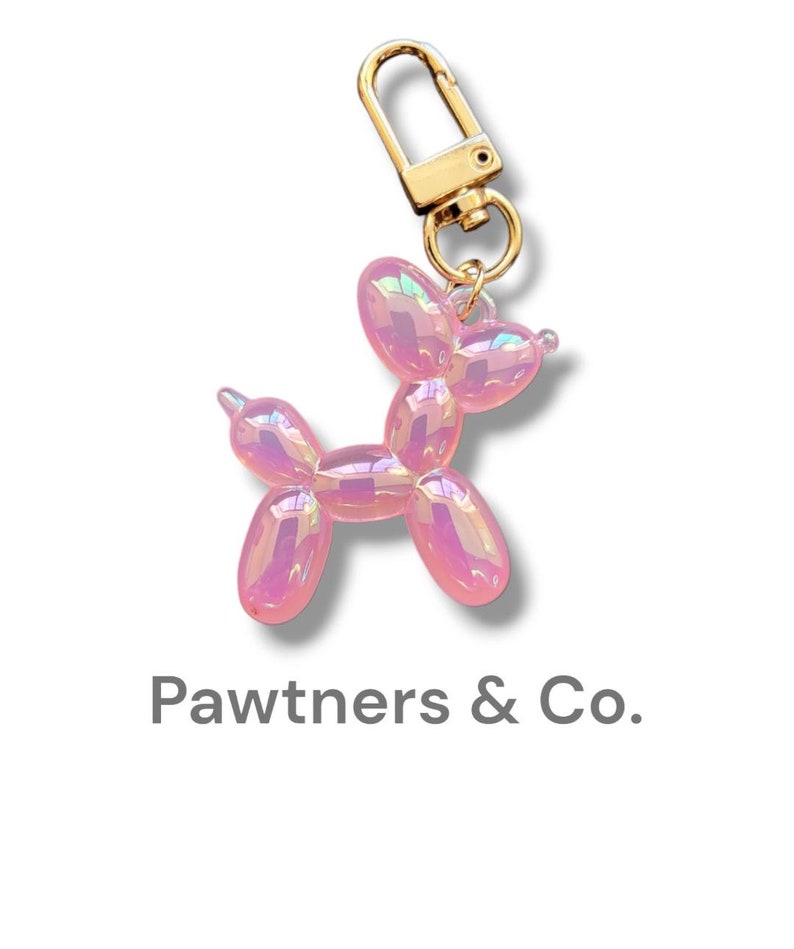 Balloon Dog Keychain Pendant, Balloon Dog Key Chain, Balloon Animal ...